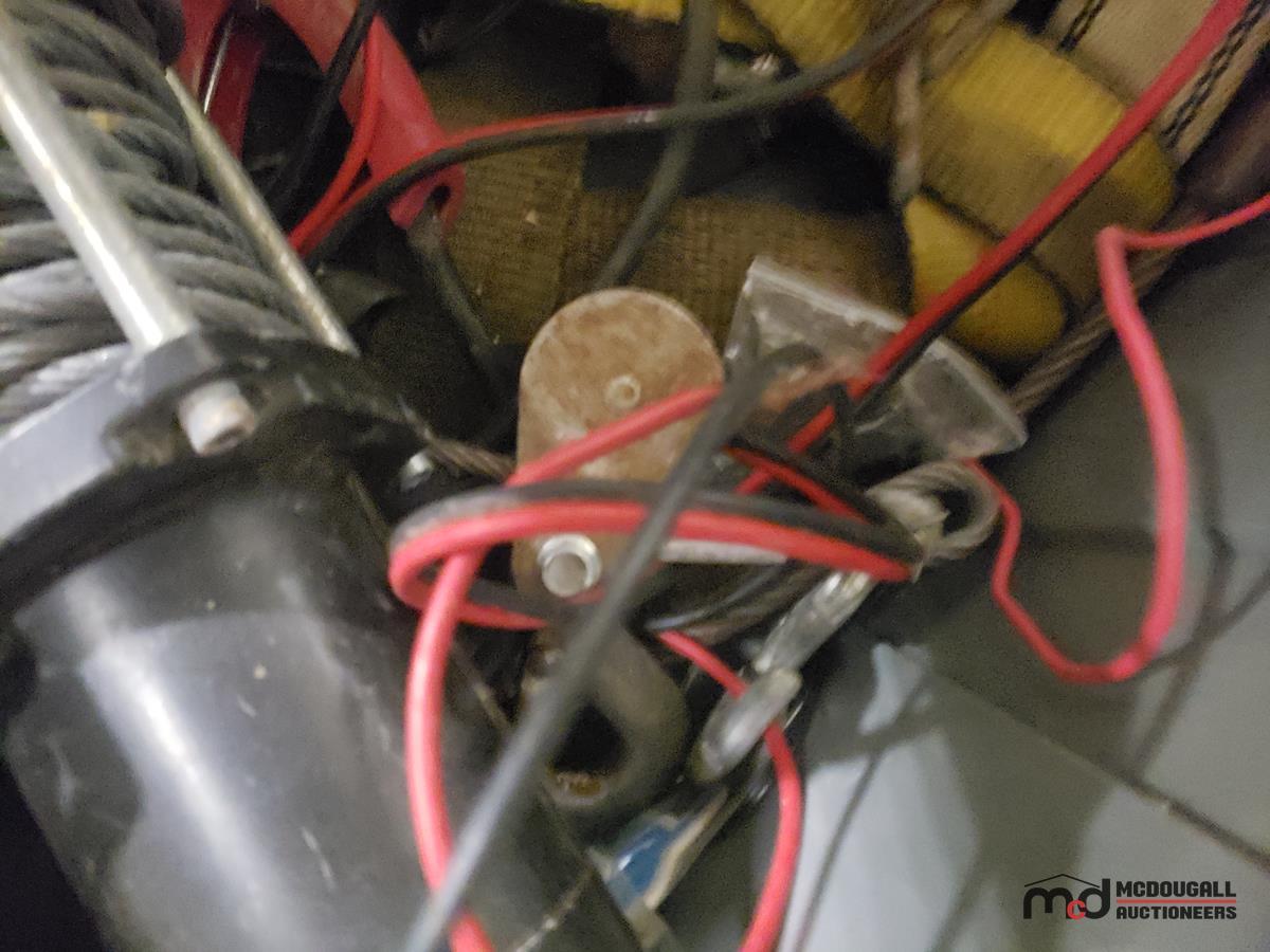 Electric Winch, Tie Downs & Misc. Items